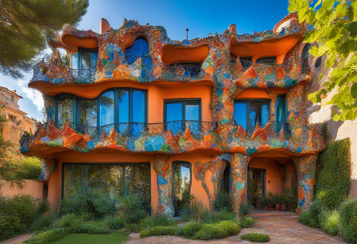 ai4spaces: Antoni Gaudí House Exterior