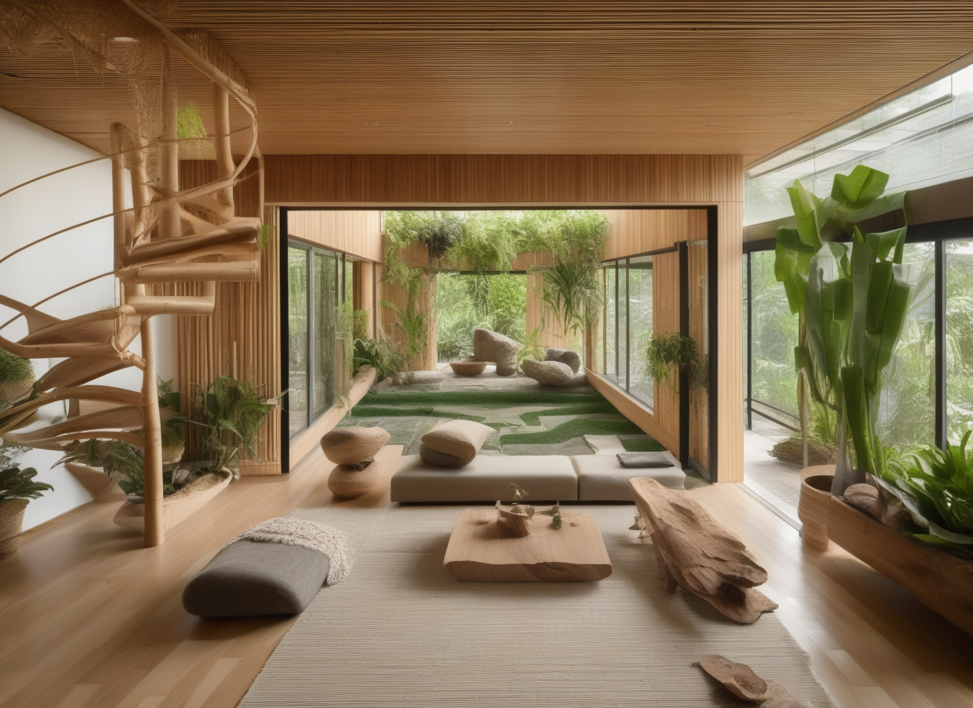 ai4spaces: Biophilic Living Room