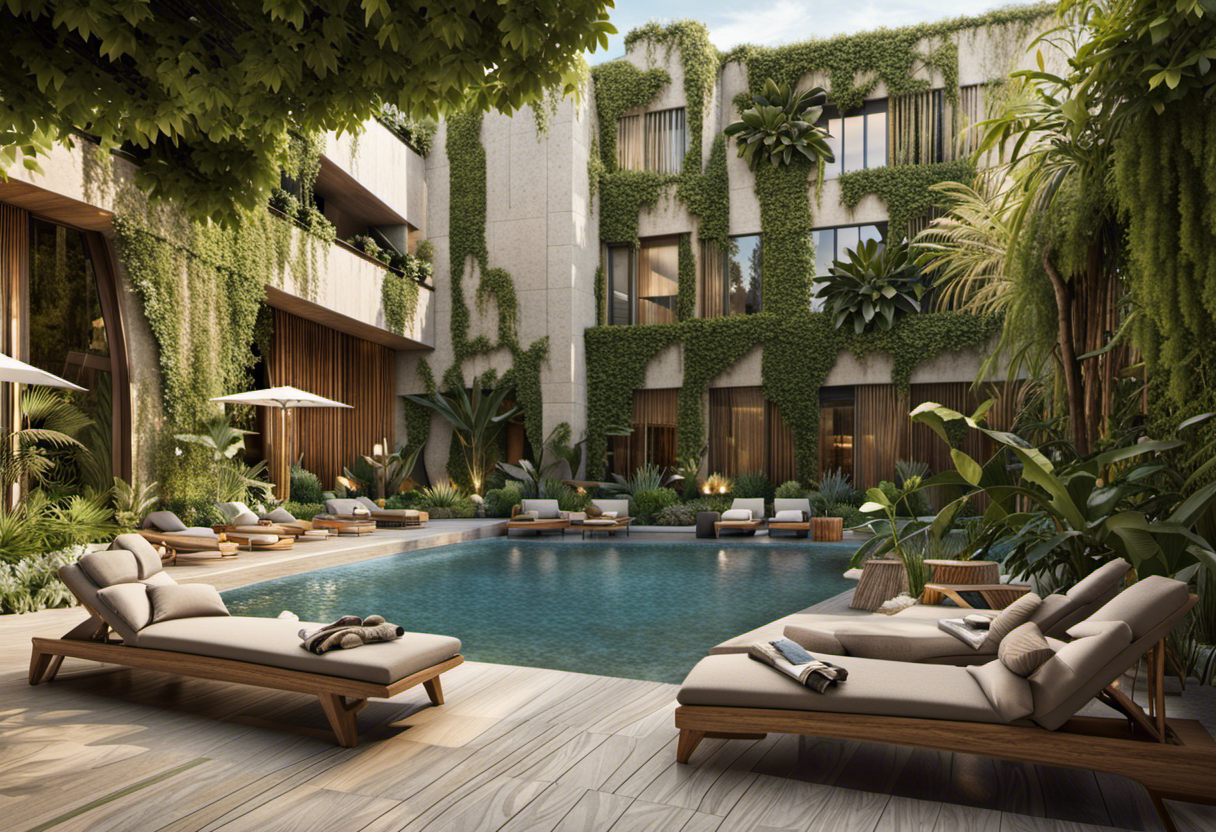ai4spaces: Biophilic Hotel Swimming Pool
