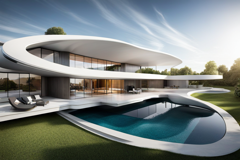 Zaha Hadid House Exterior | ai4spaces
