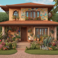 Bohemian House Exterior | ai4spaces