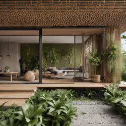 Biophilic House Exterior | ai4spaces