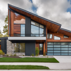 Mid-Century Modern House Exterior | ai4spaces