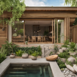 Biophilic House Exterior | ai4spaces