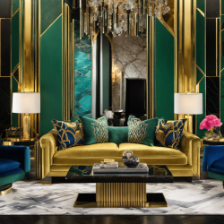 Art Deco Living Room | ai4spaces