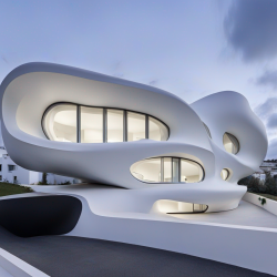 ai4spaces: Zaha Hadid House Exterior