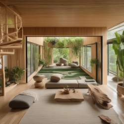 Biophilic Living Room | ai4spaces