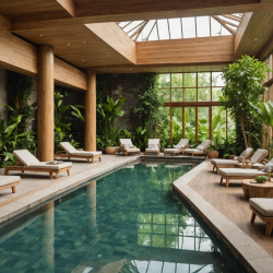 Biophilic Hotel Swimming Pool | ai4spaces