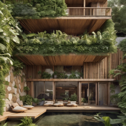 Biophilic House Exterior | ai4spaces